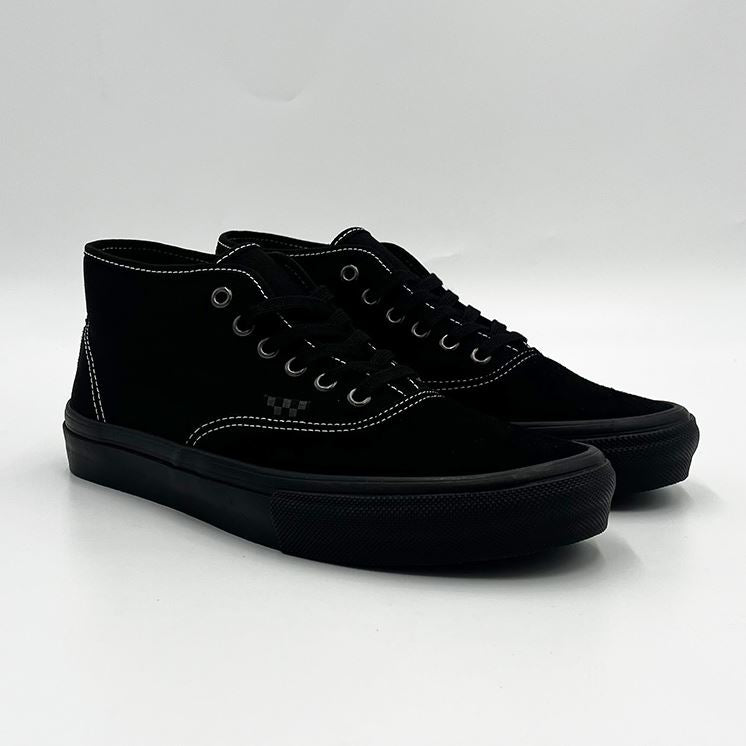 Vans Skate Authentic Mid Blackout – Precision Skateshop