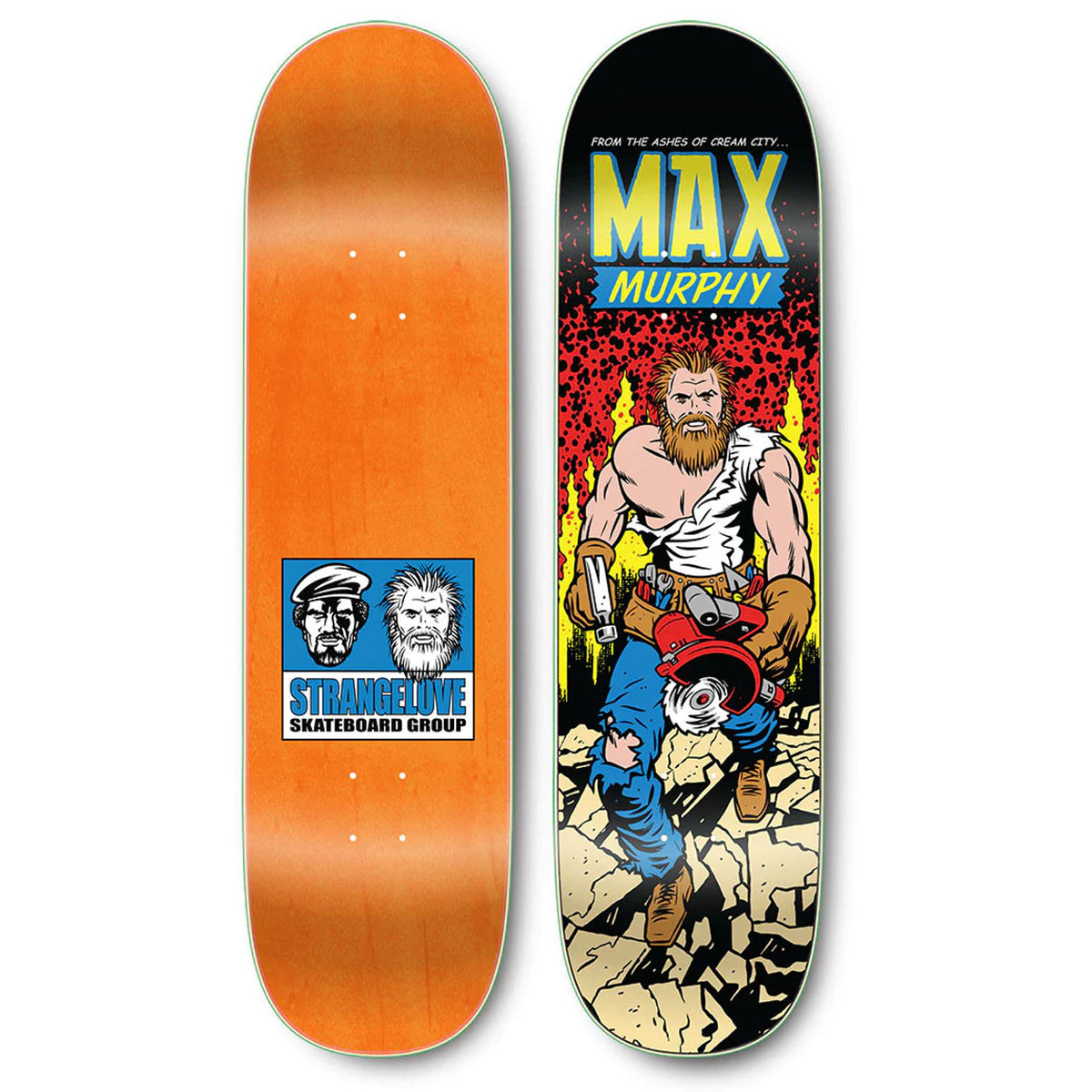 Strangelove Deck 8.5 Max Murphy Apocalypse Dude – Precision Skateshop