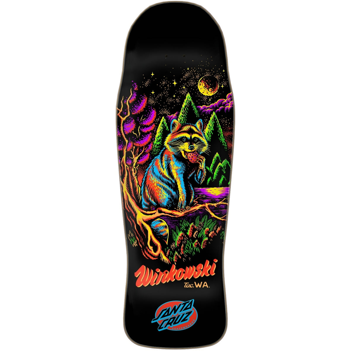 Santa Cruz Deck 10.34 Trash Panda Winkoski Pro Shaped – Precision Skateshop