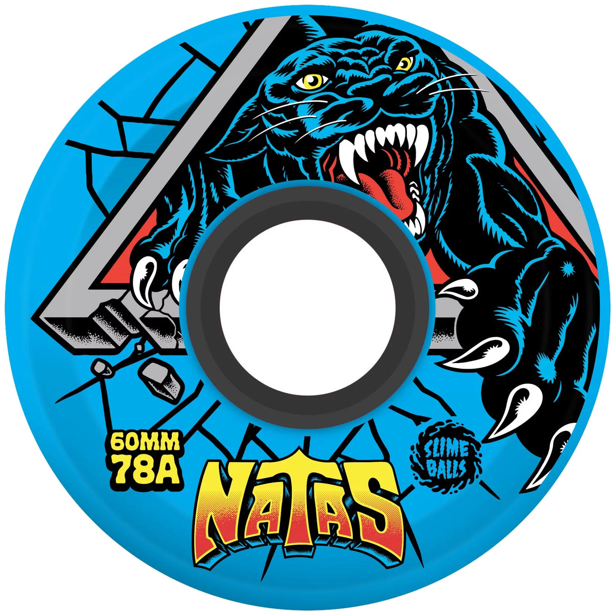 Slime Ball Wheels 60mm Natas Reissue OG Bluw 78a – Precision Skateshop