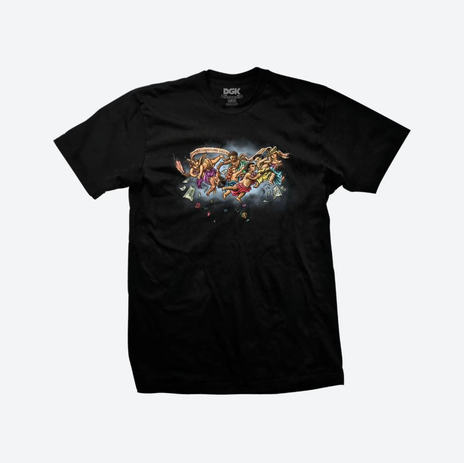 DGK Tee For The Hood Black – Precision Skateshop